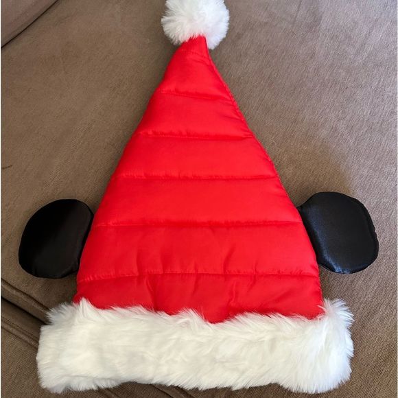 Disney | Accessories | Mickey Mouse Santa Hat | Poshmark